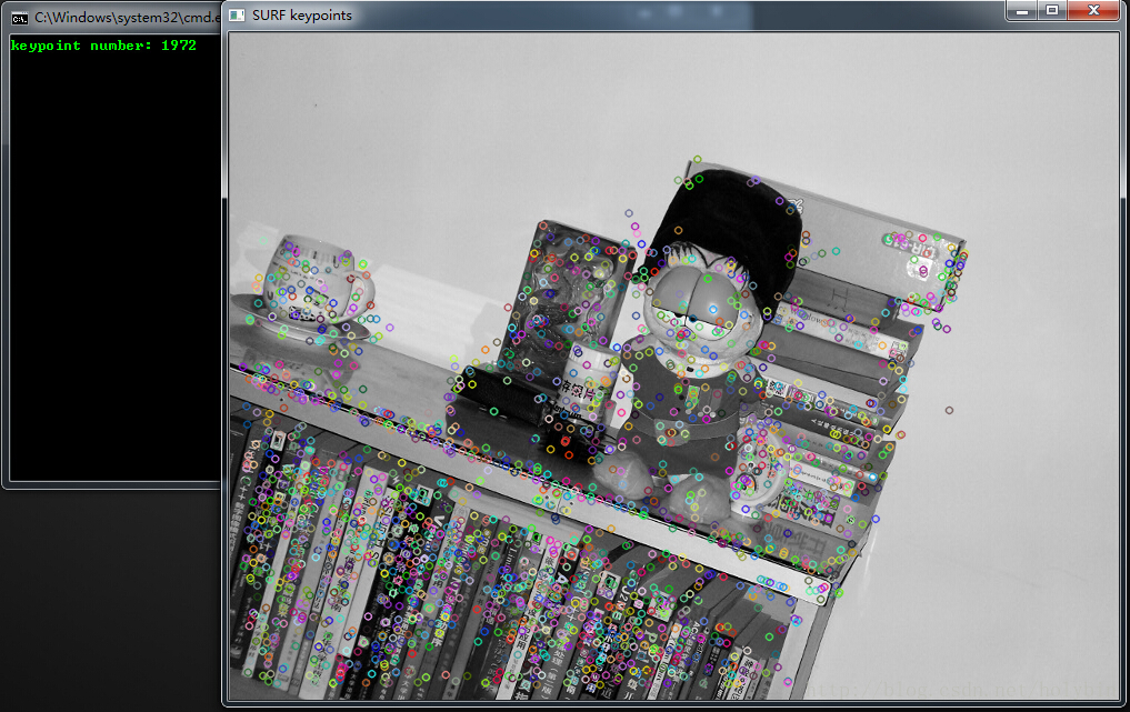 Opencv中feature2d学习——surf和sift算子实现特征点检测 Opencv Xfeatures2d Siftfeaturedetector Csdn博客