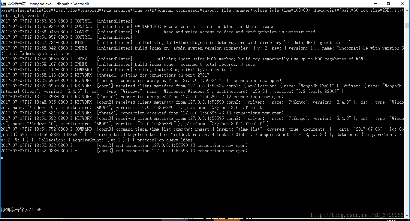 Mongodb连接失败问题的几种情况和解决方式 Cannot Connect To Mongodb Failed To Send Ping