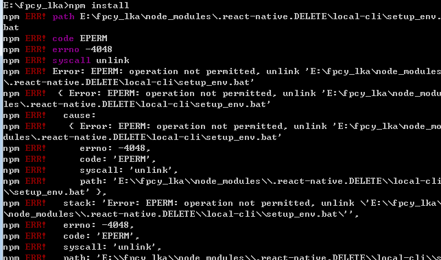 Command `start` Unrecognized Make Sure That You Have Run `npm Install` Csdn博客 0550