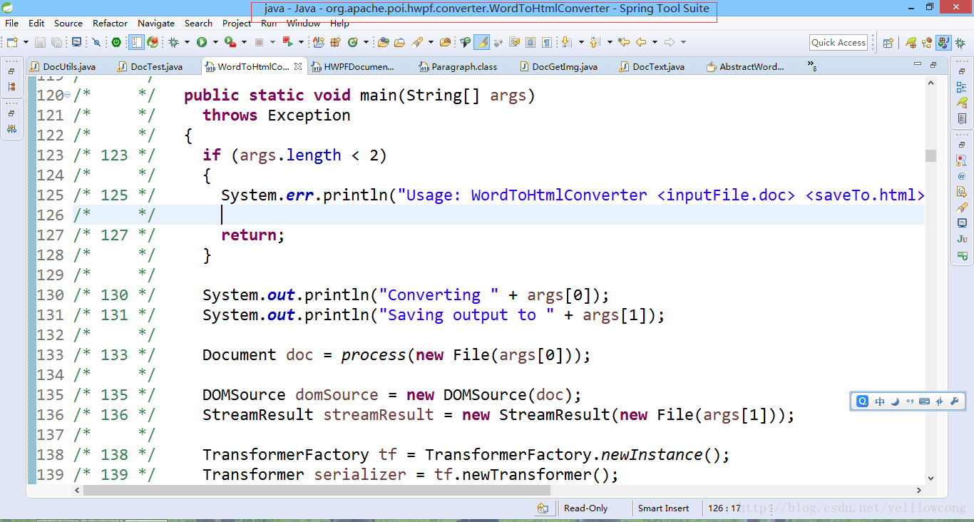 Poi之word转化为html Yellowcong Csdn博客 