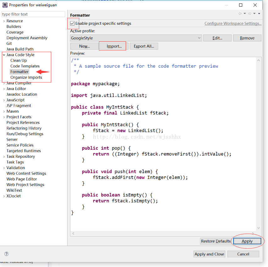 Eclipse 修改java代码风格 Java代码样式eclipse风格复制在线 Csdn博客