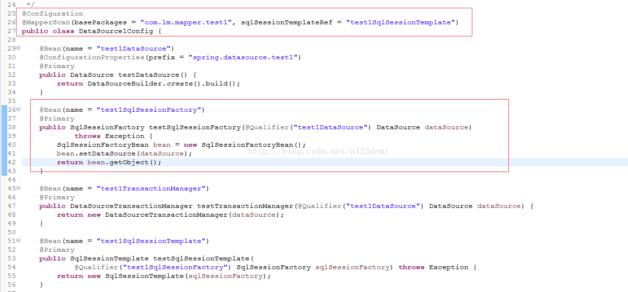 四springboot集成实例系列 注解型多数据源mybatisspringboot使用注解实现多数据源 Csdn博客 