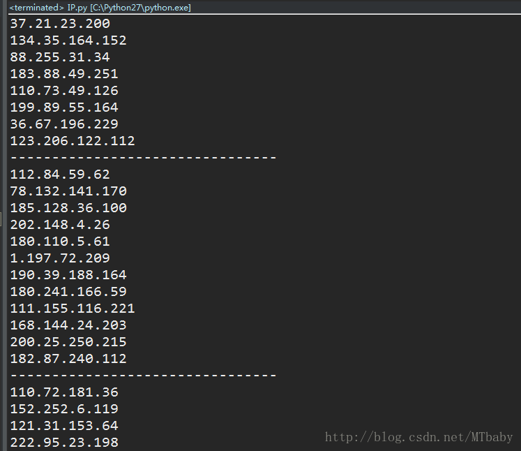 Python爬虫入门（二）——爬取代理ip Python代爬 Csdn博客