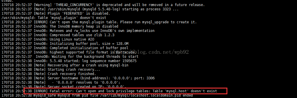 Starting Mysql Error The Server Quit Without Updating Pid File Varlibmysqllocalhost