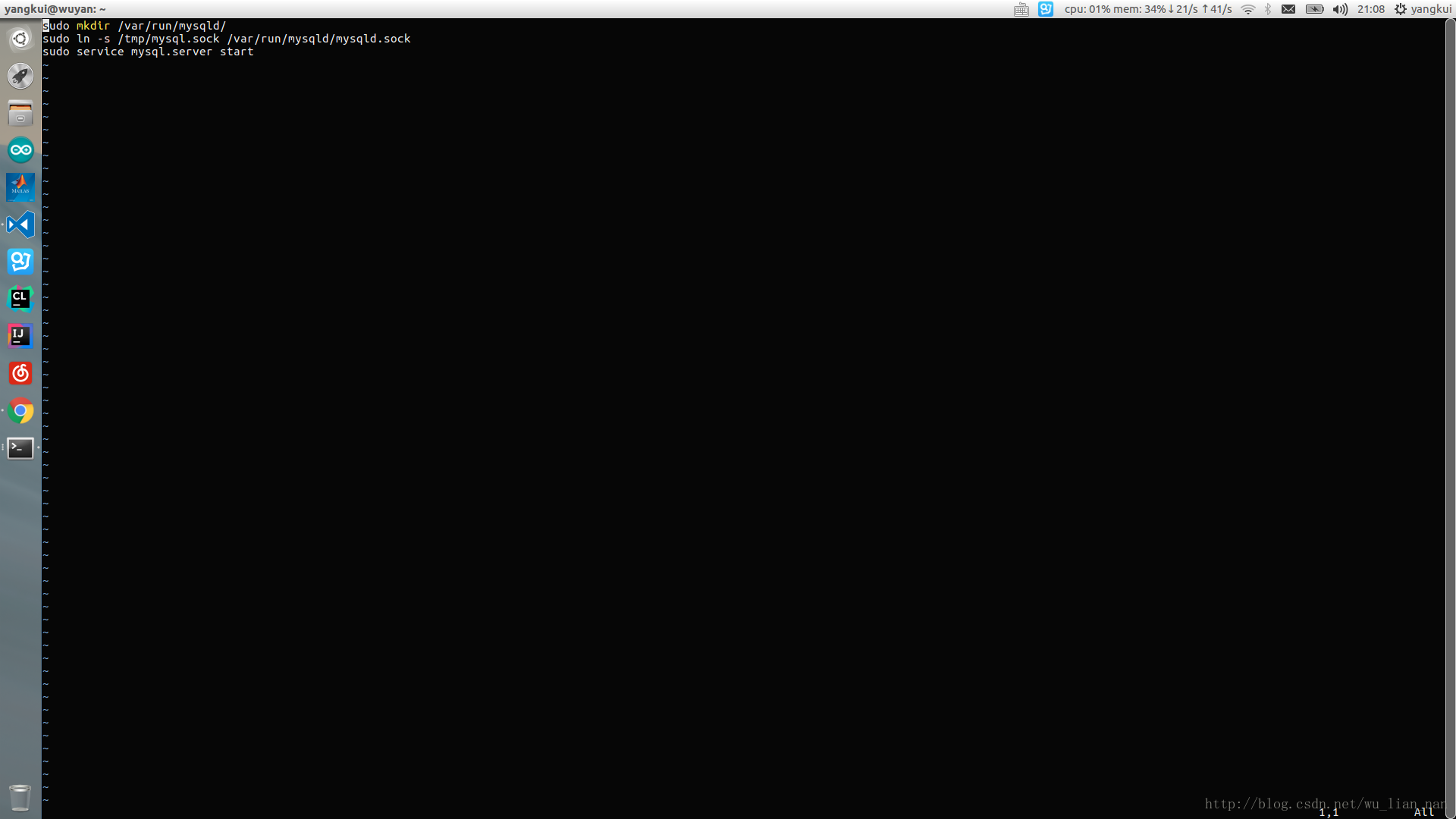用c语言链接mysql数据库出现cant Connect To Local Mysql Server Through Socket Varrunmysqldmysqldsock