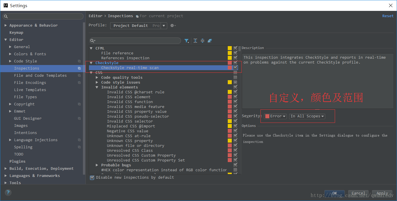 Idea Checkstyleidea关闭checkstyle Csdn博客 