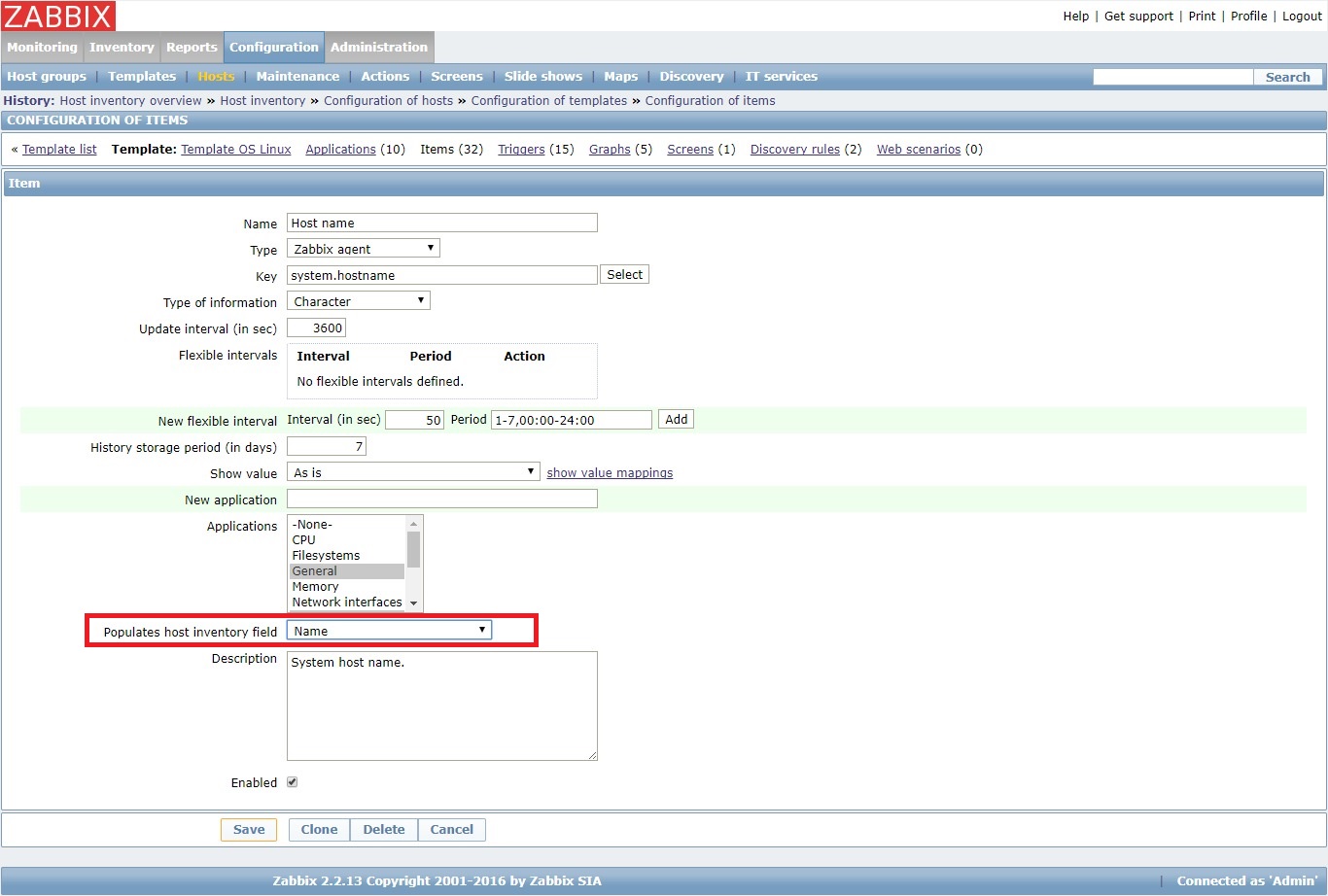 Monitoring tool --- Zabbix's asset management system - Programmer Sought