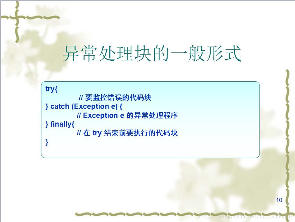 Java异常处理详解 Csdn博客 
