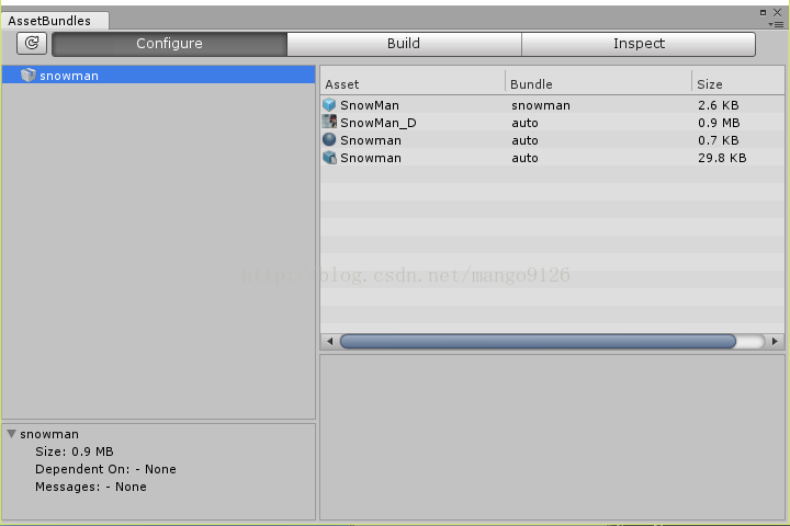 Unity3d的assetbundle打包——assetbundle Browser（简单实现资源复用）asset Bundle 