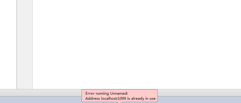 Error Running Index Jsp Address Localhost 1099 Is Already In Use 程序员大本营