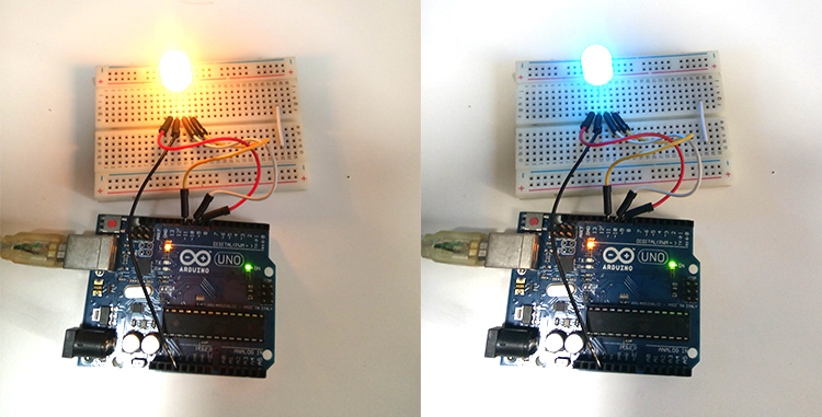 Arduino Uno 全彩呼吸灯 三色led灯渐变实例三色灯三种颜色渐变 Csdn博客 1310