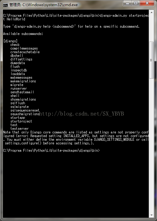 解决django启动设置配置问题 Csdn博客 1601