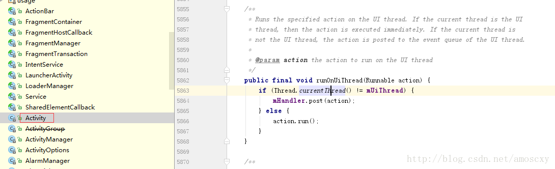 Android Activity Api 详解 Runonuithread Runonuithread Api接口 Amoshcxy的博客