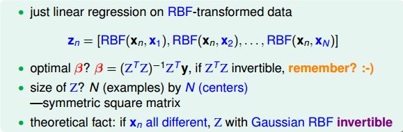 台湾大学林轩田机器学习技法课程学习笔记14 Radial Basis Function Network Csdn博客 