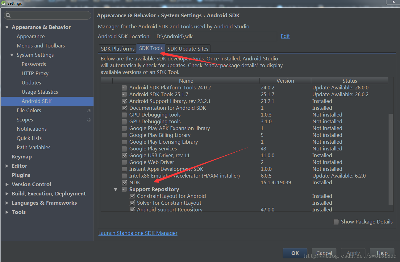 Android Ndk系列（一） As使用javah生成so文件as Javah Csdn博客 
