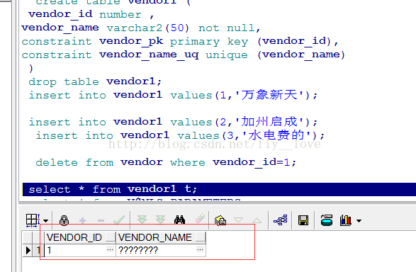 Plsql： 1 Plsql中文乱码，显示问号plsql数据表问号 Csdn博客 