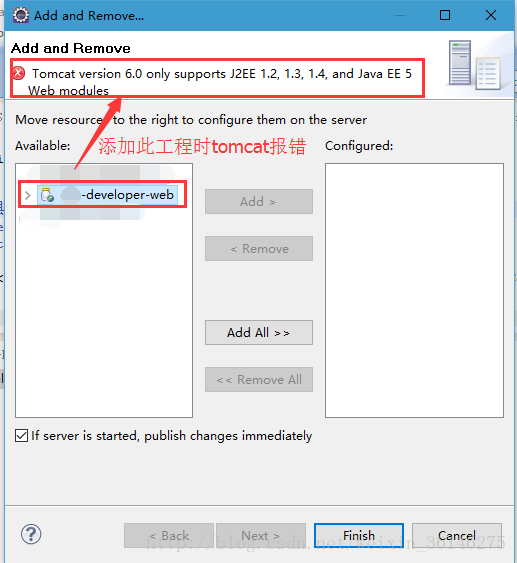 解决【tomcat Version 60 Only Supports J2ee 12 13 14 And Java Ee 5 Web Modul】报错问题 Csdn博客 4974