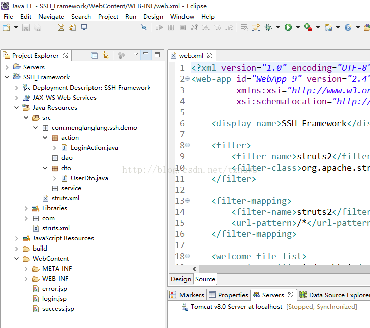 Eclipse 中 Ssh 项目搭建图文教程（一）my Eclipse编译ssh项目 Csdn博客