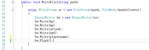 In Unity C Use Binarywrite And Binaryreader To Access Data Programmer Sought