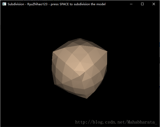 Opengl 网格细分算法 Loop Subdivision 附我的实现结果opengl Glut Loop细分 Csdn博客 