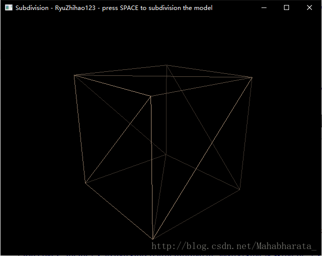 Opengl 网格细分算法 Loop Subdivision 附我的实现结果opengl Glut Loop细分 Csdn博客 