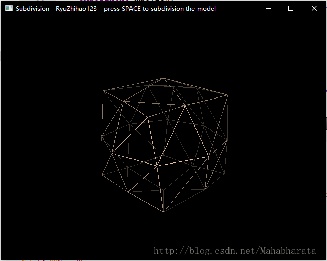 Opengl 网格细分算法 Loop Subdivision 附我的实现结果opengl Glut Loop细分 Csdn博客 