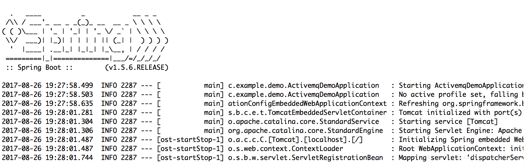 Spring Boot集成activemq Activemq Inmemory Csdn博客