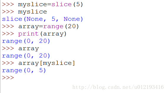Python中slice（）的用法 Liguandong Csdn博客 Python Slice
