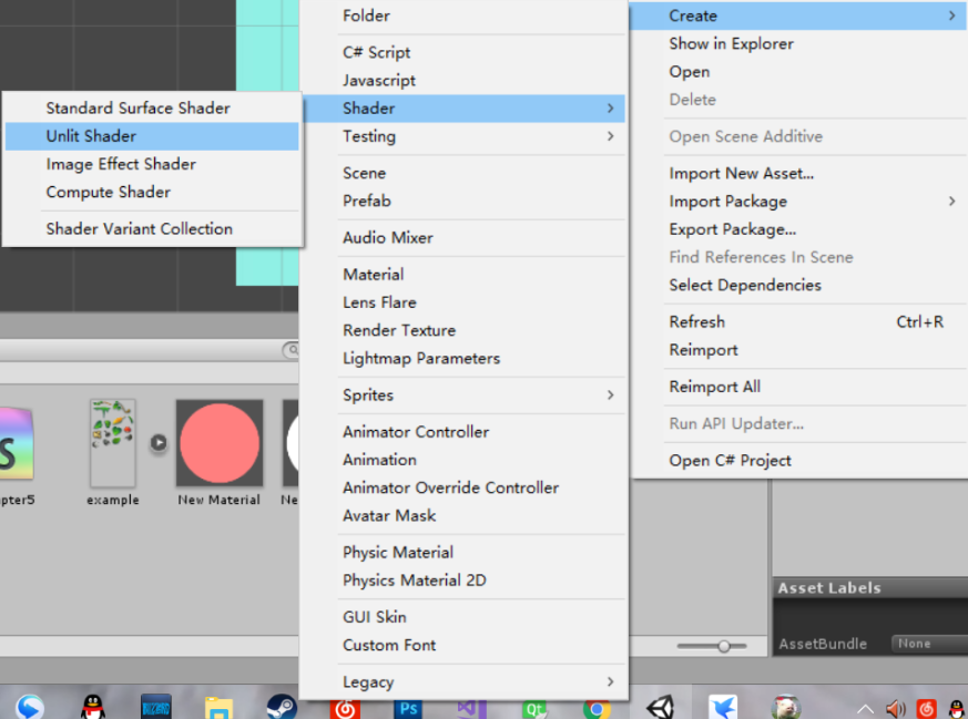 Unity Shader自我学习笔记1将你选择的 Shader 拖拽到新创建的 Material 的 Shader 属性上。 Csdn博客