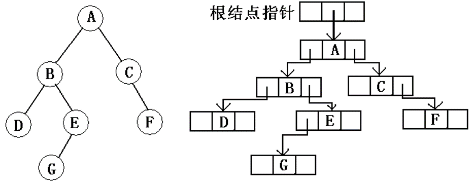 二叉树的存储结构（数据结构）二叉树数据存储数据结构 Csdn博客