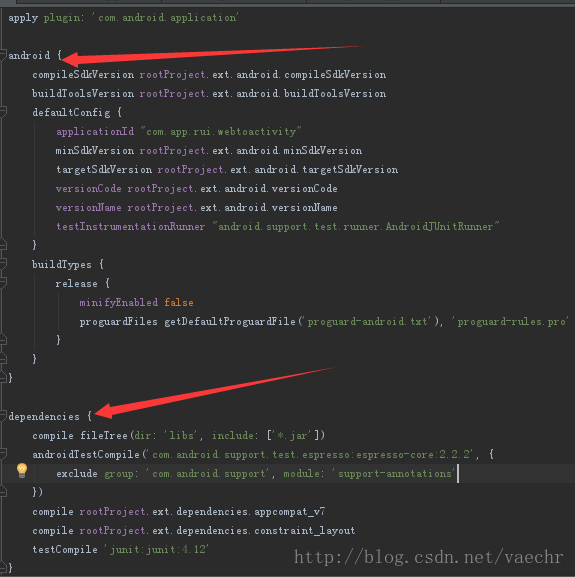 Android使用gradle统一依赖库的版本号android Buildconfig中的module的gradle获取app中的版本号 Csdn博客 