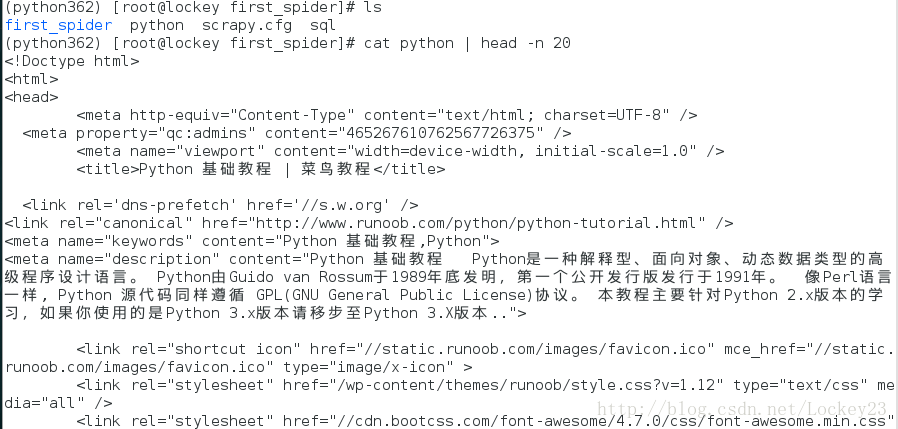 Python爬虫框架scrapy学习三记—让虫子爬python 派虫 Csdn博客 