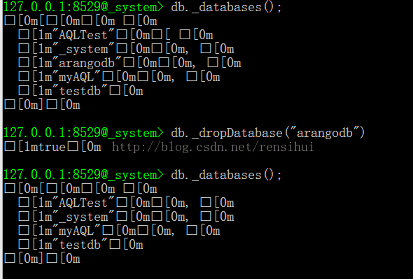Arangodb入门教程（一）arangoshexe的使用 Csdn博客 