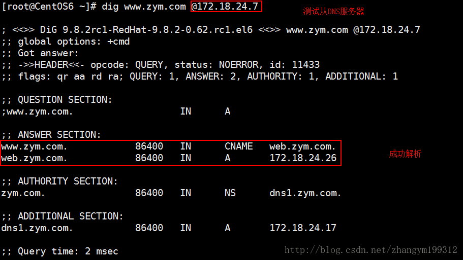 Linux环境下搭建主从dns服务器dns服务器的主从 Csdn博客 