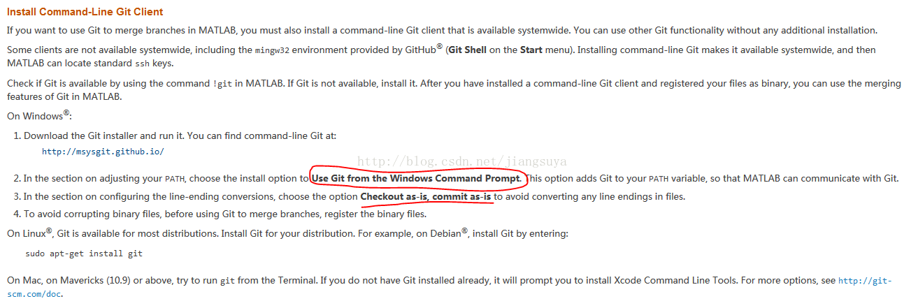 在matlab上使用git代码管理器 Csdn博客