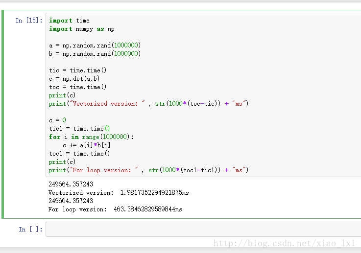 向量化与for循环耗时对比——python实现python C For循环对比 Csdn博客 1925