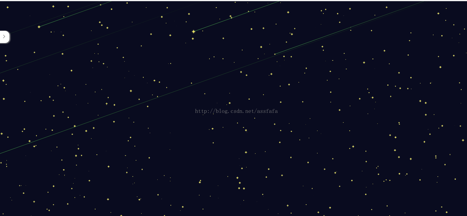 Html Canvas 制作星星背景加流星特效vue2 Echart 酷炫流星背景 Csdn博客 