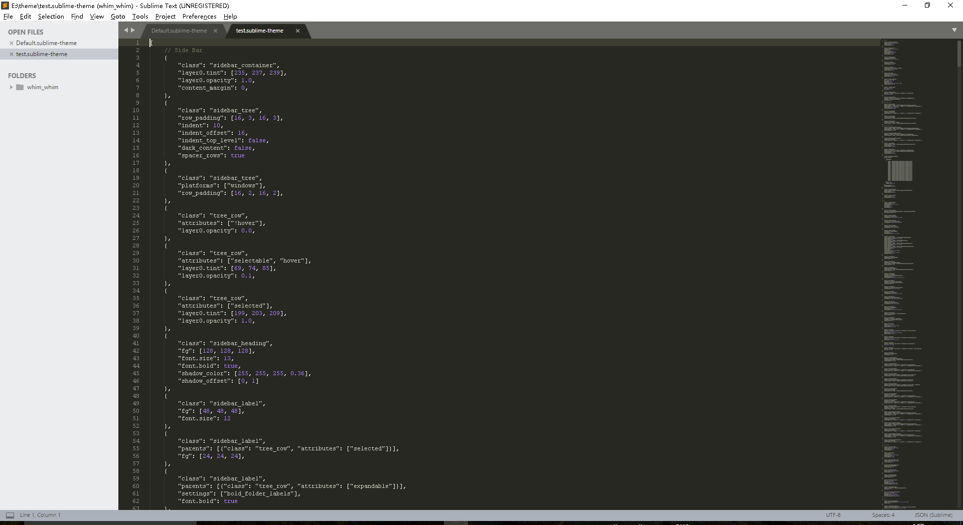 Sublime Text all black theme + customize the background color of the ...