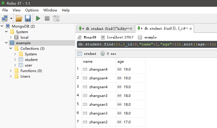 MongoDB GUI（ Robo 3T） Shell使用及操作_robo 3t汉化-CSDN博客