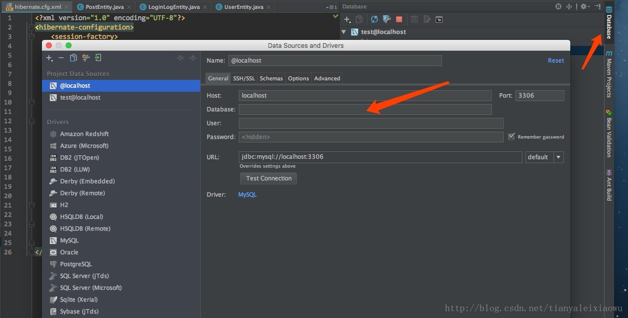 使用idea根据数据库表生成java Model类，基于hibernateidea 根据表结构生成java代码 Csdn博客 2085
