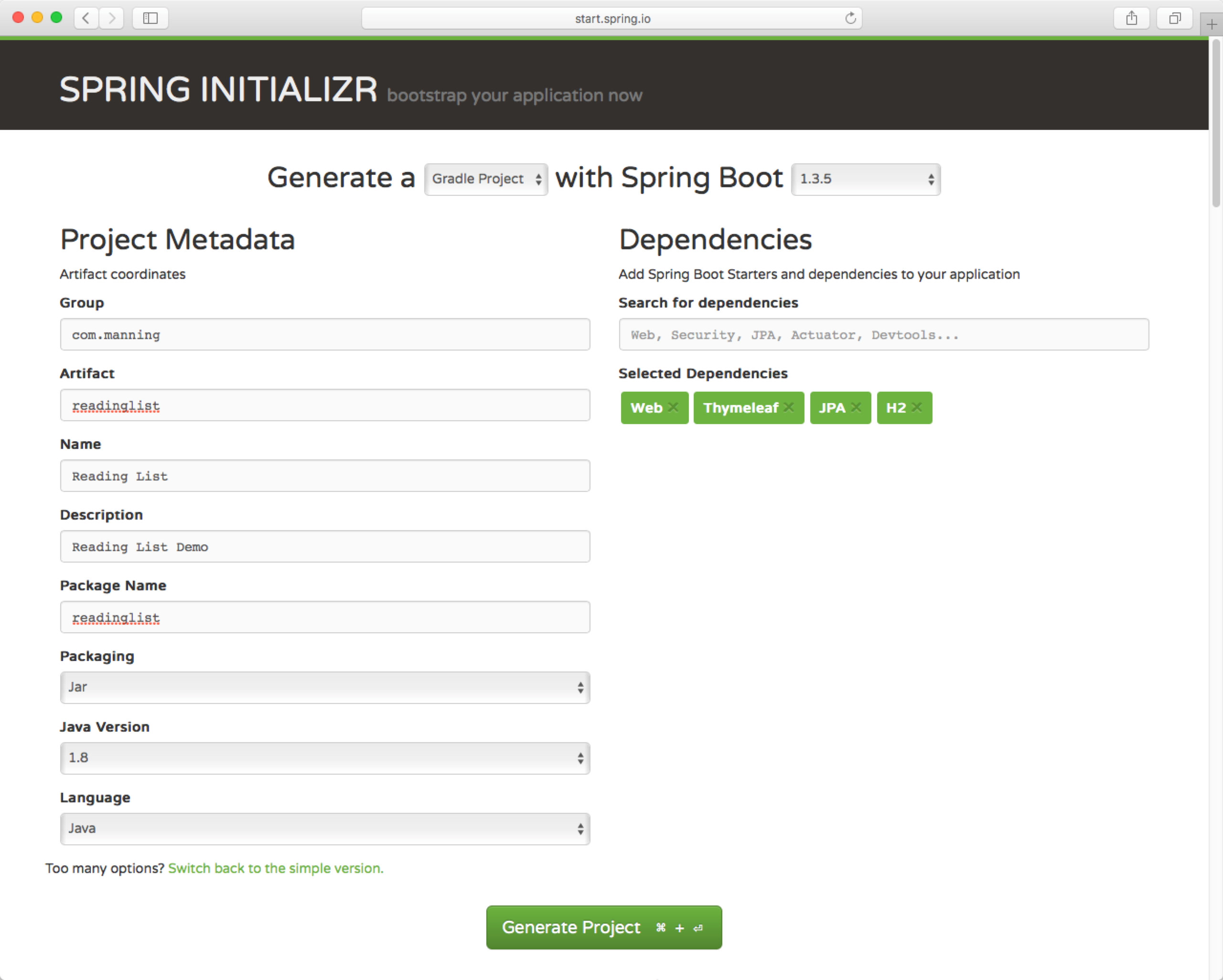 《Spring Boot in Action》【2. 开发第一个应用】-CSDN博客