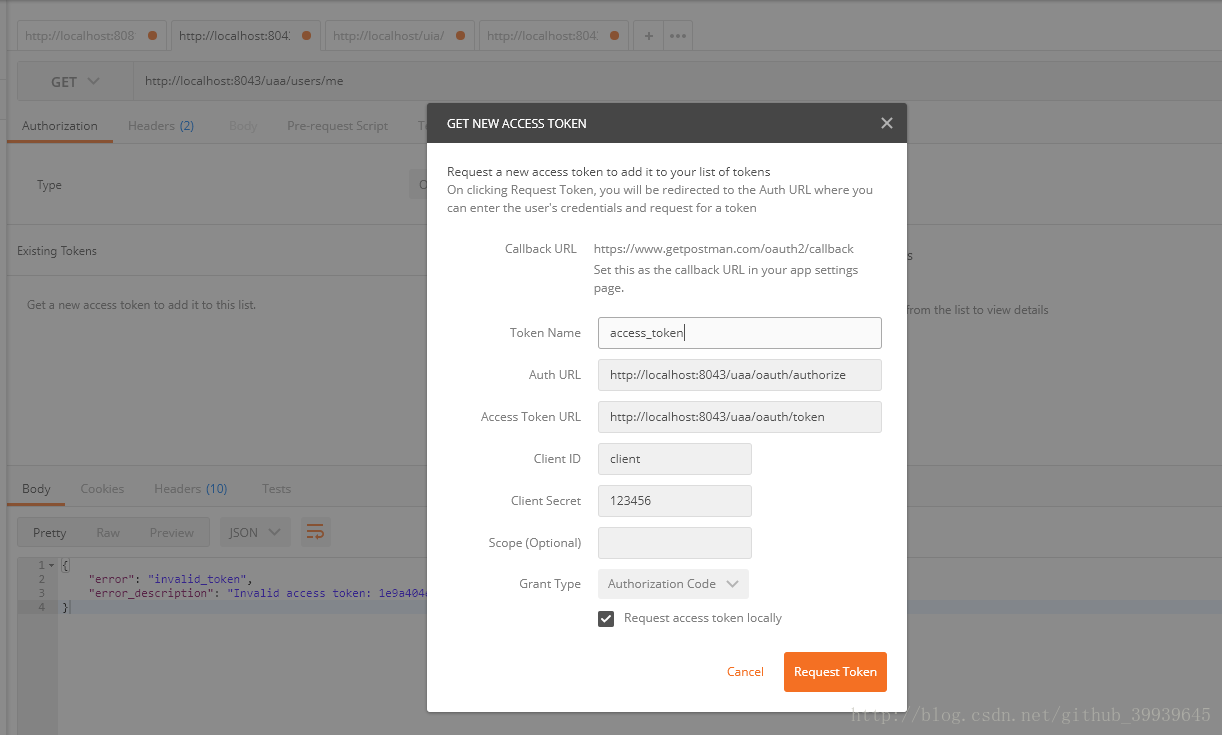 使用spring Boot 快速 搭建 Oauth2 Servergithub39939645的博客 Csdn博客 1136