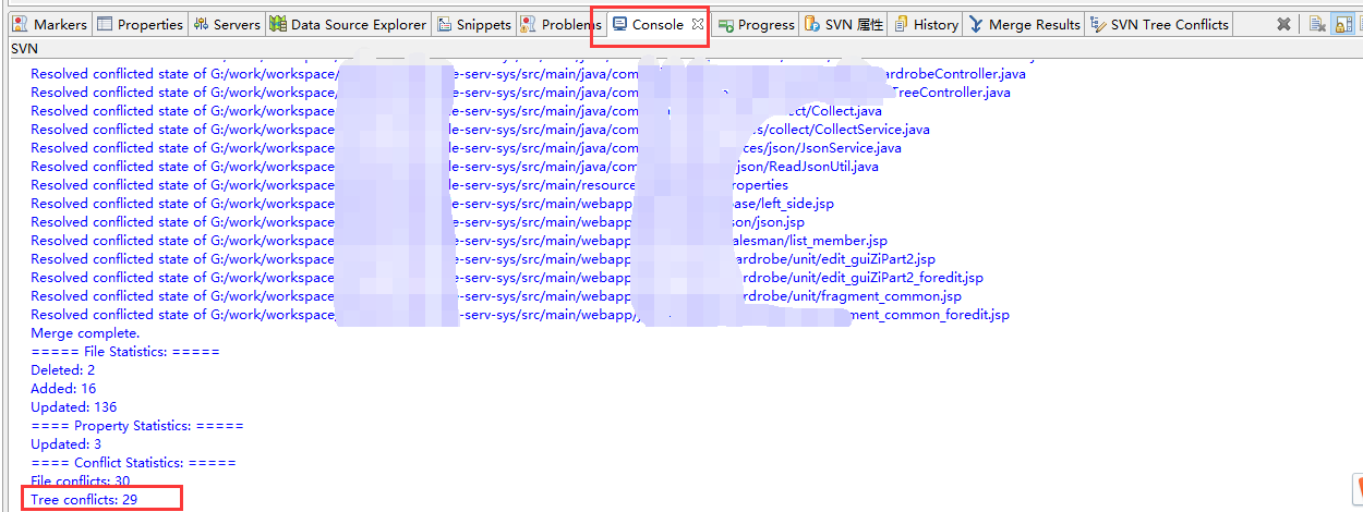 Svn树冲突及解决方式（ Eclipse操作详解 ）svn数冲突 Csdn博客 