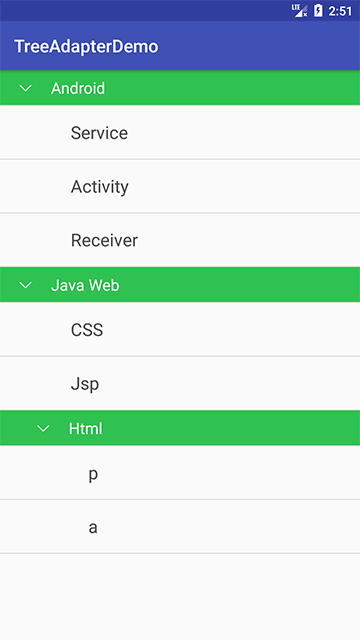 Android实现树状多层可展开收起listviewandroid Listview Tree 全部展开 Csdn博客