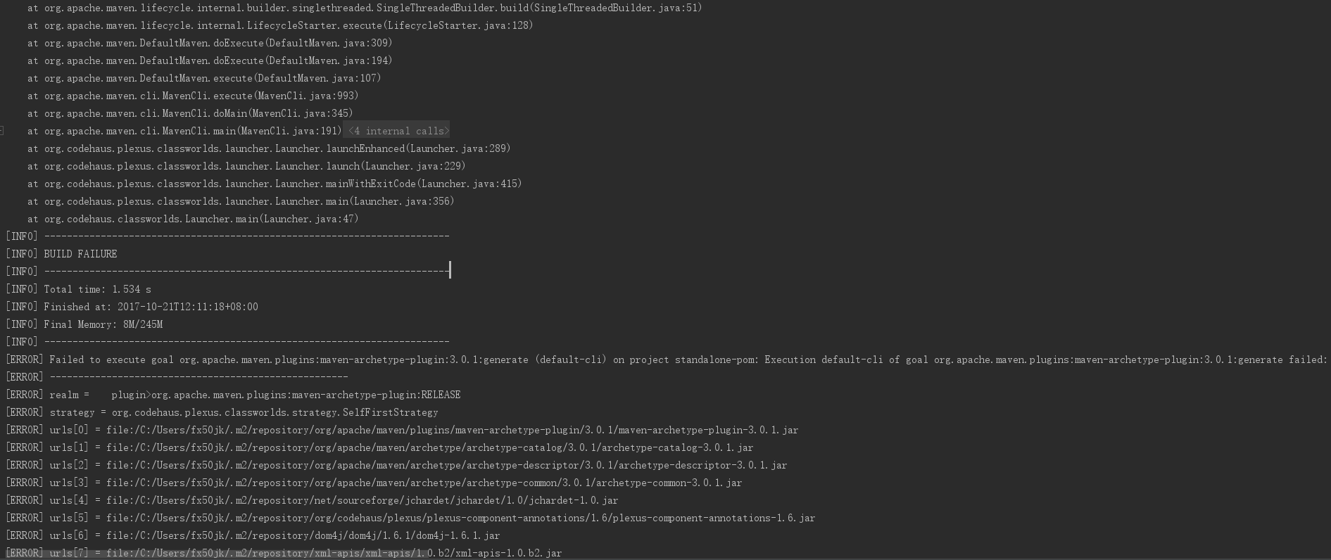 Maven Failed To Execute Goal Invalid Entry Size Expected 3 But Got 2 Bytes Programmer