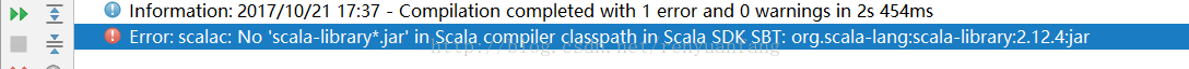 Idea 使用sbt创建scala项目中 No Scala Library Jar In Scala Compiler Classpath的问题解决 Csdn博客