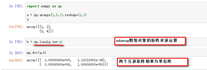 Numpy库学习——线性代数及相关运算numpy的线性代数运算 Csdn博客
