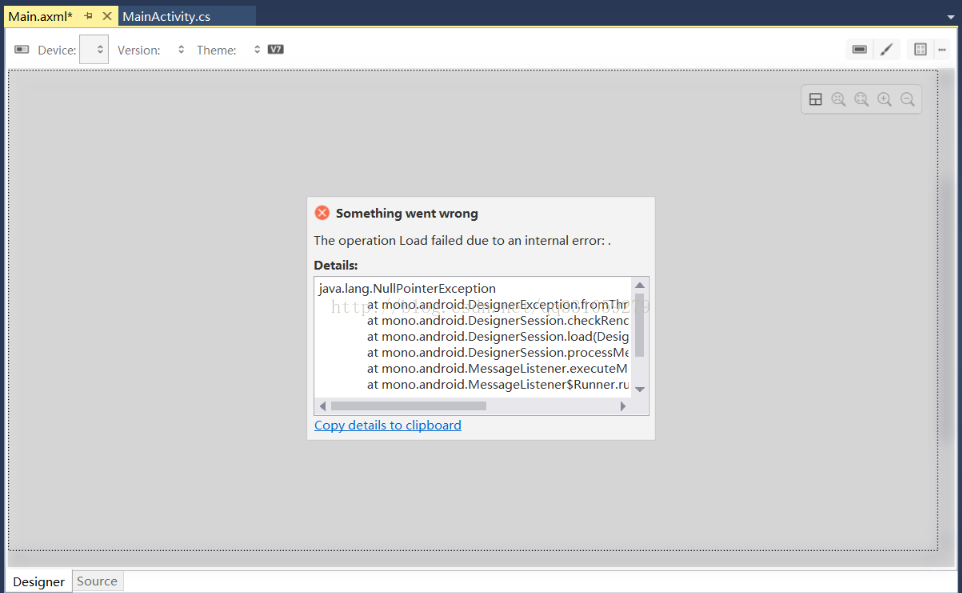 （2）xamarin Android 常见问题（不能预览，axml没有智能提示）vs Axml预览 Csdn博客 9954