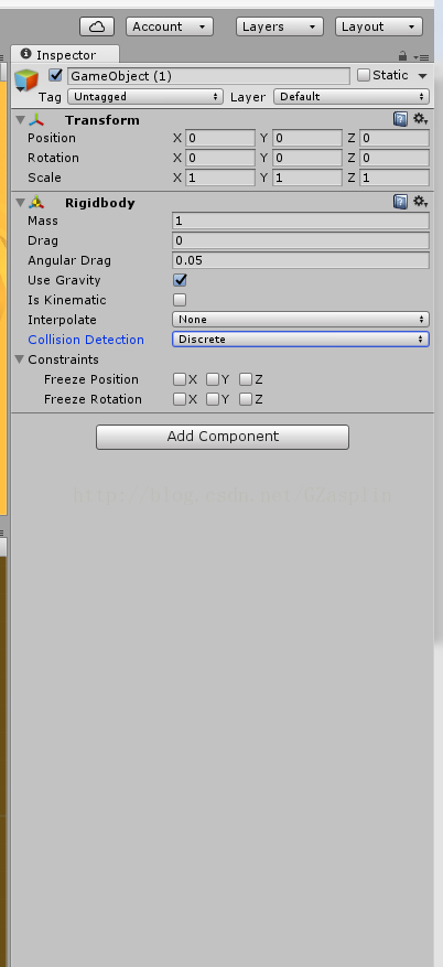 Unity中使用rigdbody来给物体添加真是的移动旋转效果 Unity刚体碰撞导致旋转 Csdn博客