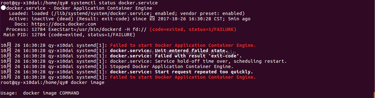 解决docker启动服务器链接失败 Job For Rvice Failed Because The Control Process Exited Error Code Csdn博客